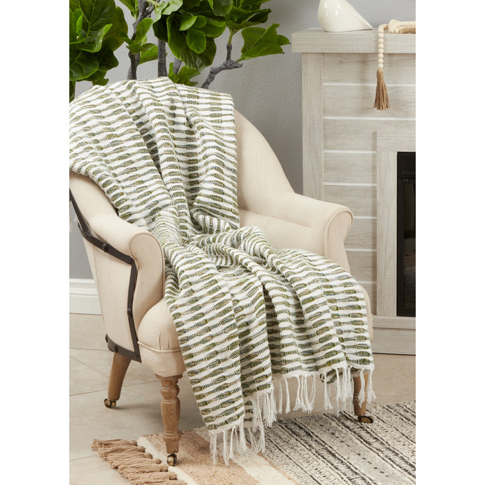 Saro Sevan Woven Throw Blanket | Wayfair